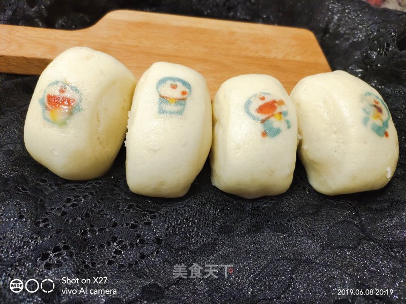 Cartoon Doraemon Bun Recipe - Simple Chinese Food