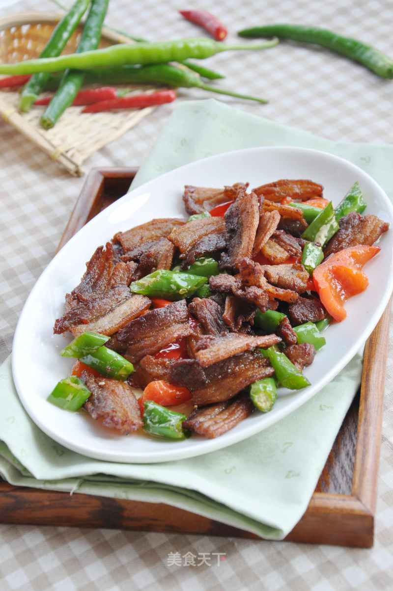 Double Pepper Pork Belly Recipe - Simple Chinese Food