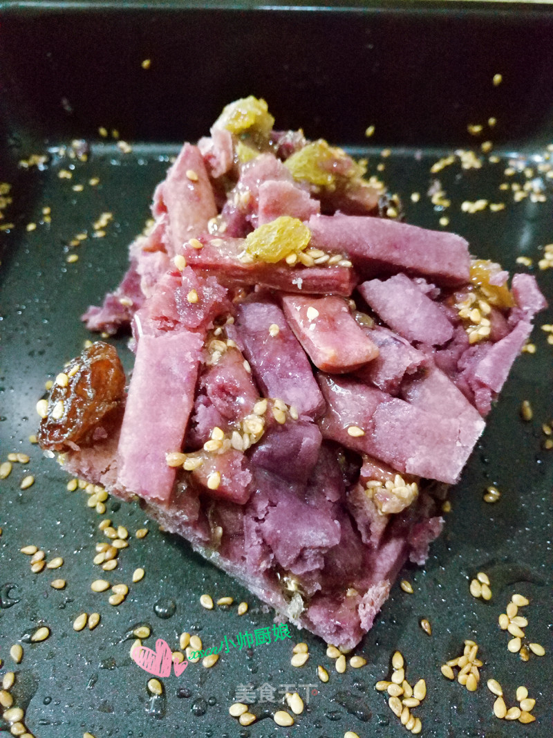 Purple Sweet Potato Shaqima~oven Version of Purple Sweet Potato Sesame ...