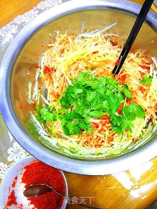 Kimchi~seafood Radish Sticks Recipe - Simple Chinese Food