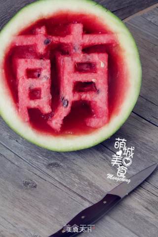 Carved Watermelon Recipe - Simple Chinese Food