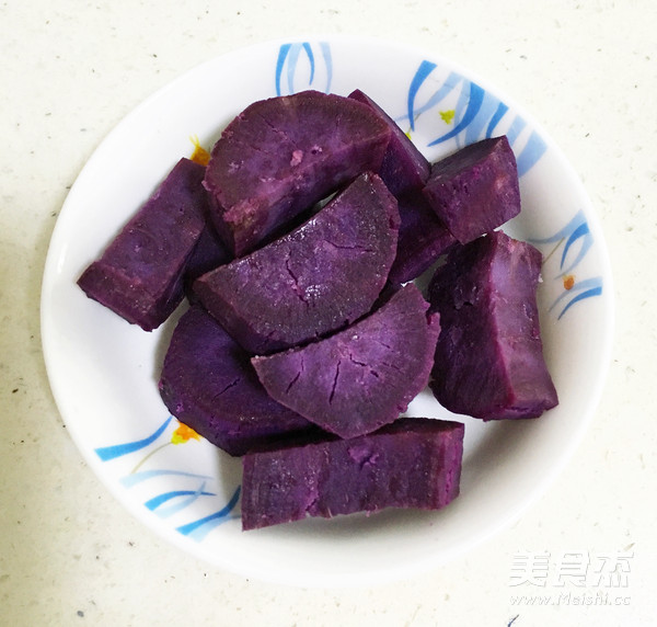 Purple Potato and Taro Mashed Recipe - Simple Chinese Food