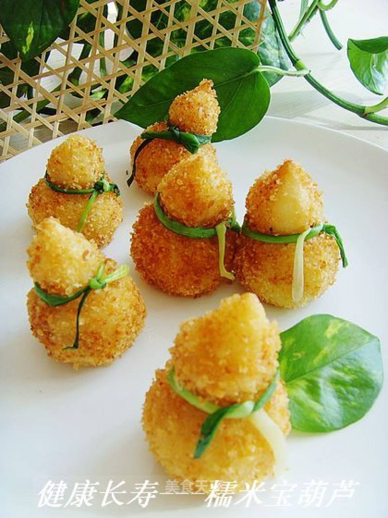Healthy and Longevity: Nuomi Bao Gourd Recipe - Simple Chinese Food