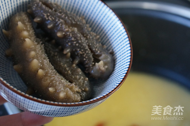 Sea Cucumber Millet Congee Recipe - Simple Chinese Food