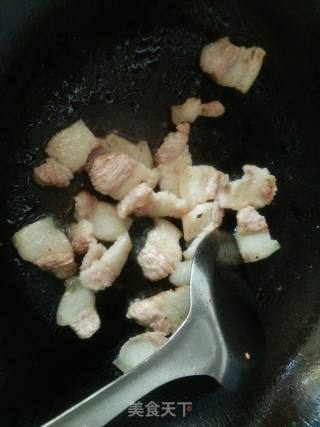 Stir-fried Vegetarian Chicken with Pork Belly Recipe - Simple Chinese Food