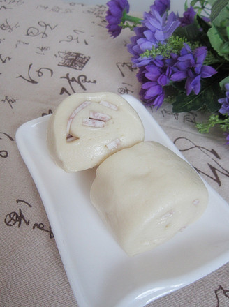 Taro Mantou Roll Recipe - Simple Chinese Food