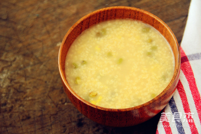 Mung Bean Millet Congee Recipe - Simple Chinese Food