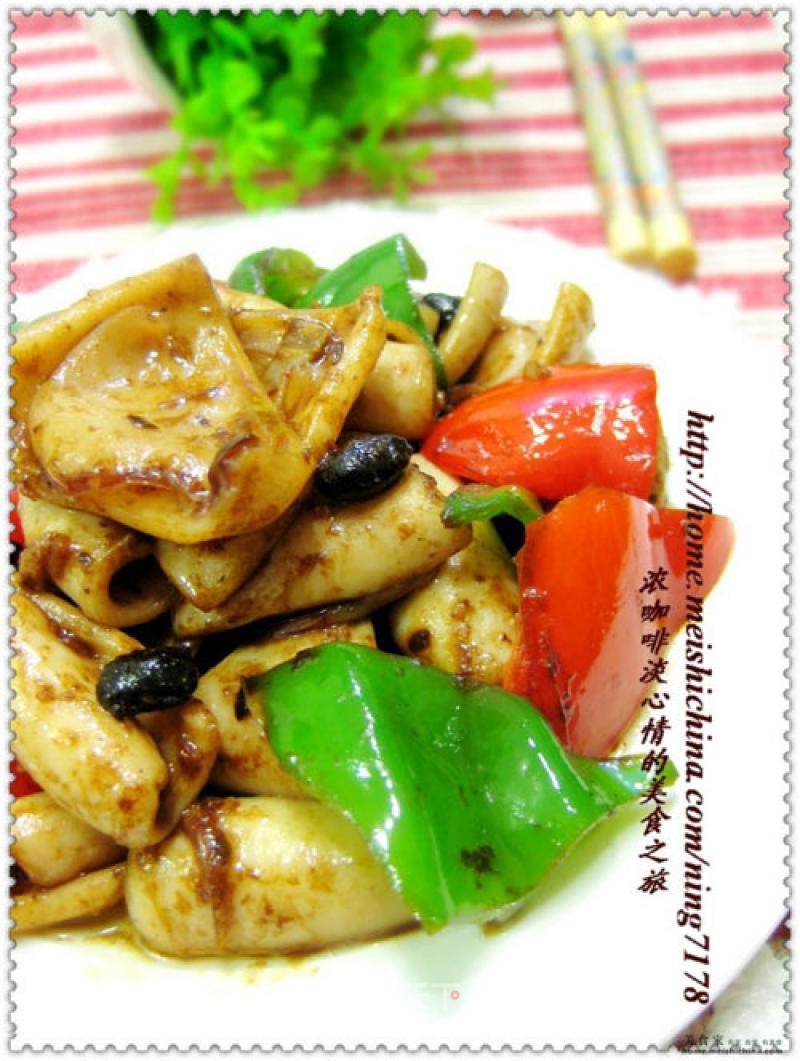 Stir-fried Cuttlefish with Black Pepper and Black Pepper Recipe ...