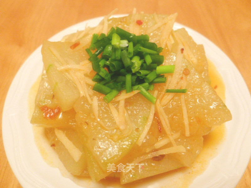 Fried Winter Melon with Bean Paste Recipe - Simple Chinese Food