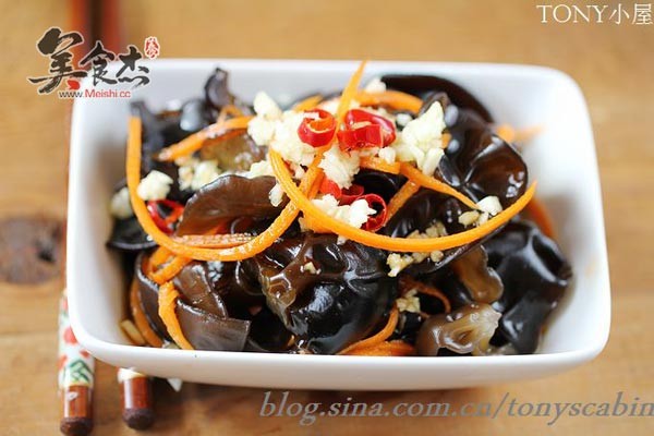 Garlic Black Fungus Recipe - Simple Chinese Food