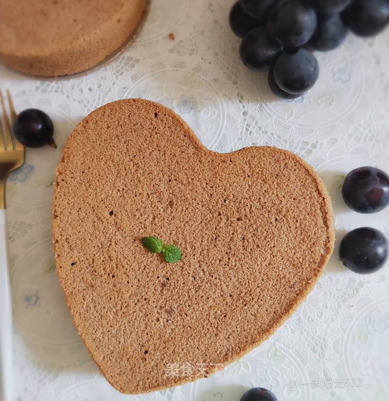 Coco Chiffon Cake-eight Inch Heart Shape Recipe - Simple Chinese Food