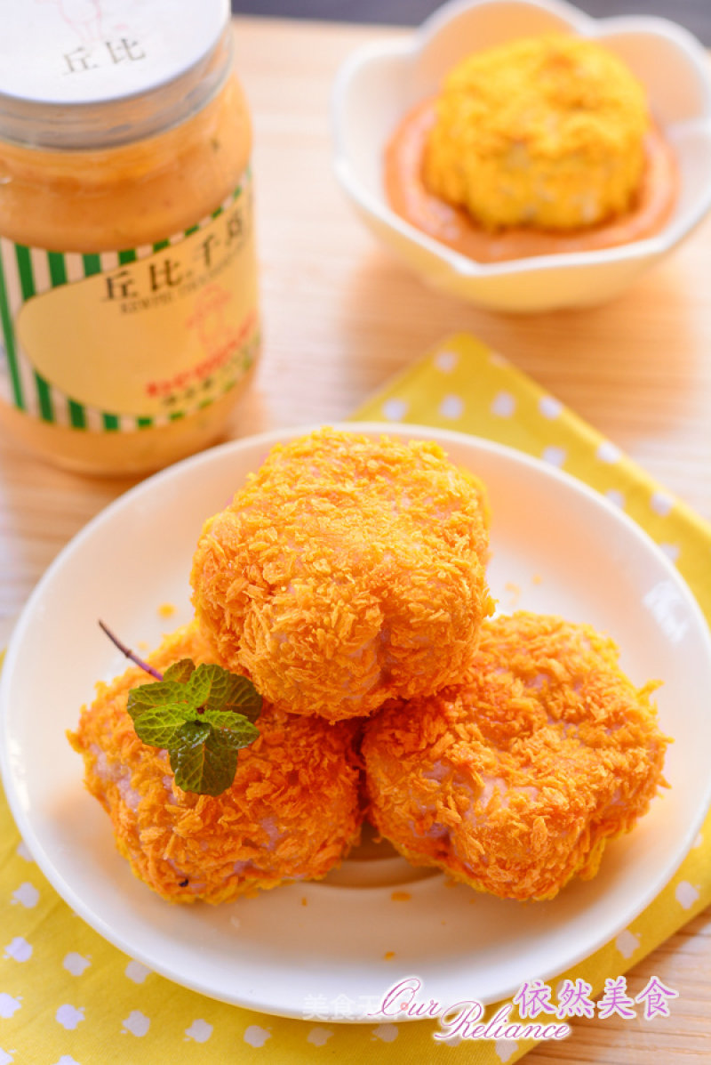 Fried Taro Flower Recipe - Simple Chinese Food