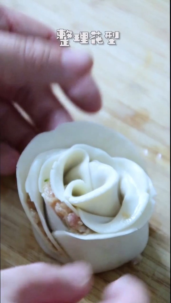 Rose Flower Dumplings Recipe - Simple Chinese Food