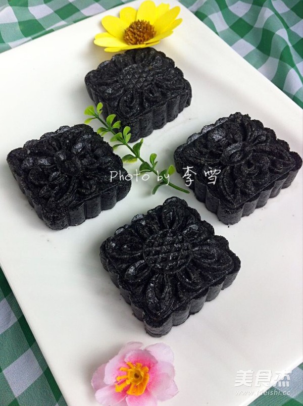 Black Sesame Cake Recipe - Simple Chinese Food