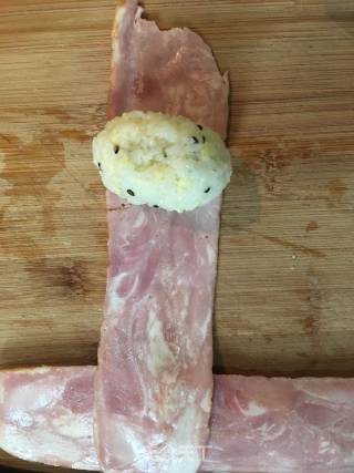 Rice Bacon Roll Recipe - Simple Chinese Food