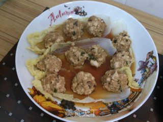 Tofu Meatballs Cabbage Boat Recipe - Simple Chinese Food