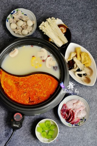 Soy Milk Mandarin Duck Hot Pot Recipe - Simple Chinese Food