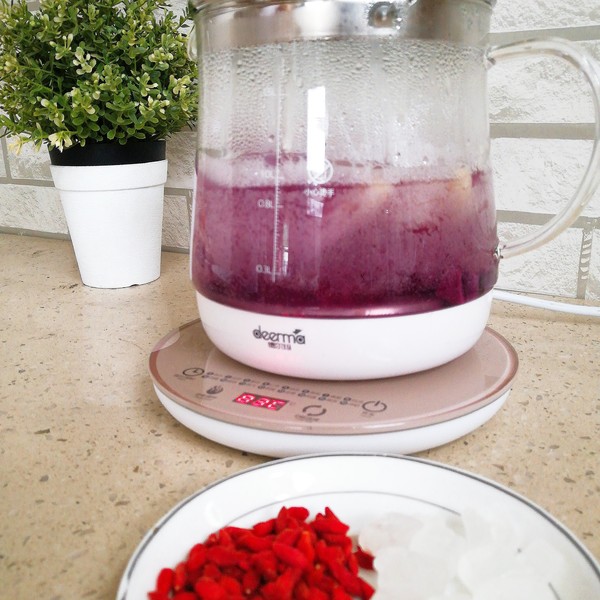 Purple Sweet Potato Tremella Syrup Recipe - Simple Chinese Food