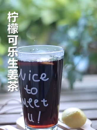 Lemon Coke Ginger Tea Recipe - Simple Chinese Food