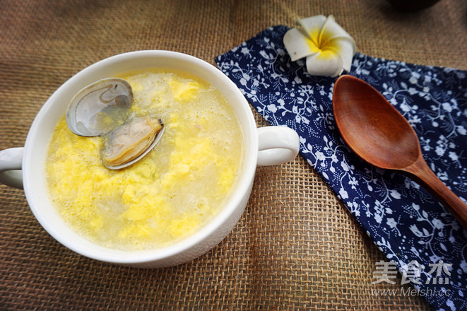 Clam and Egg Congee Recipe - Simple Chinese Food