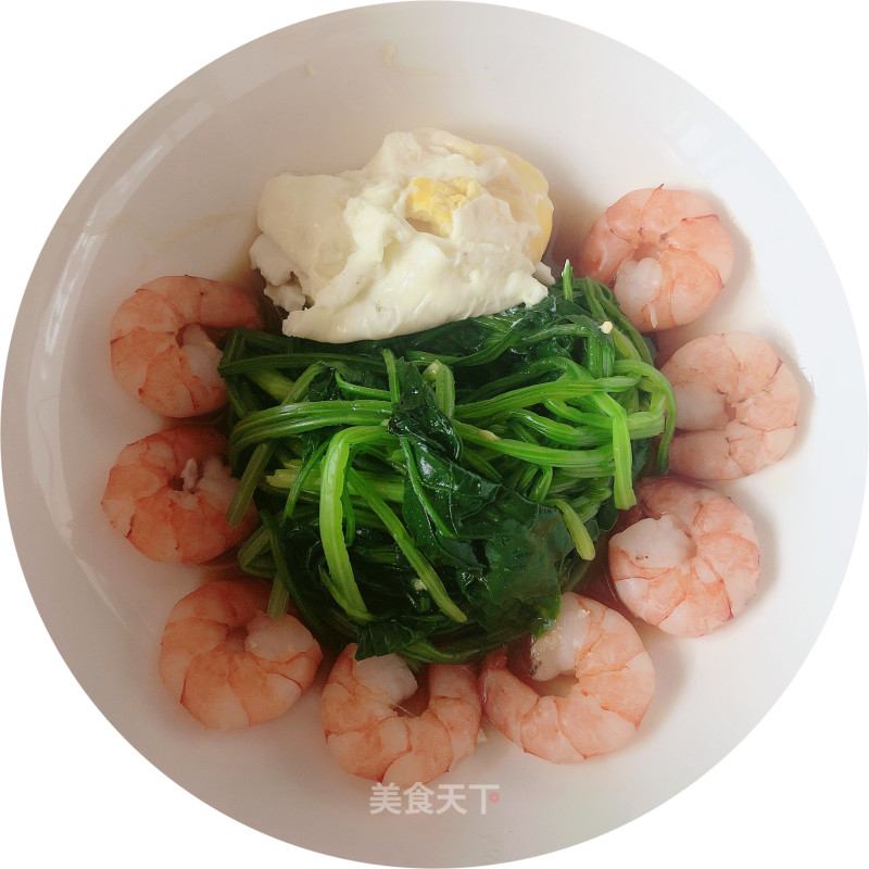 Spinach, Shrimp and Egg Fat Reduction Meal Recipe - Simple Chinese Food