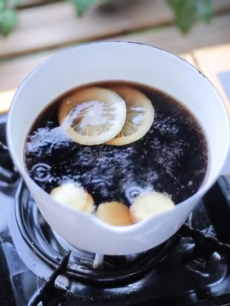 Lemon Coke Ginger Tea Recipe - Simple Chinese Food