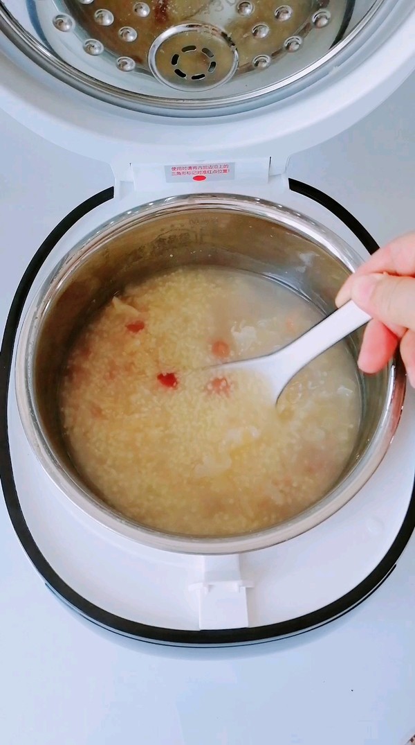 Millet Tremella Congee Recipe - Simple Chinese Food