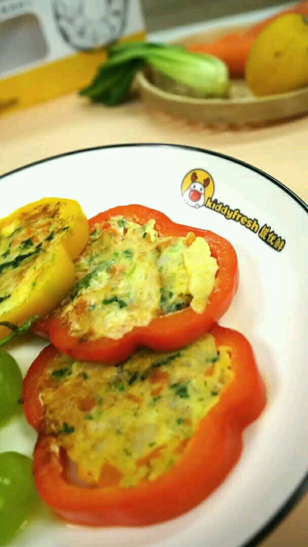 Bell Pepper Shrimp Quiche Recipe - Simple Chinese Food