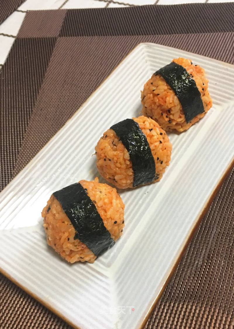 Spicy Cabbage Cheese Rice Ball Recipe - Simple Chinese Food