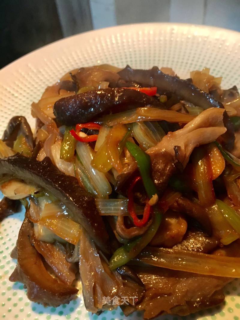 Stir-fried Sea Cucumber with Mushrooms and Scallions Recipe - Simple ...