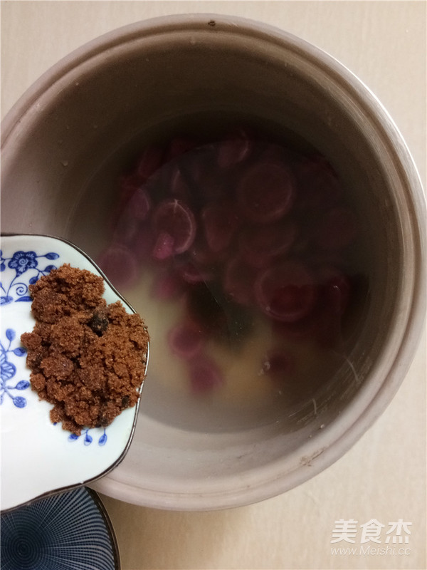 Purple Sweet Potato Millet Paste Recipe - Simple Chinese Food