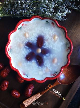 Peanut Congee with Red Dates Recipe - Simple Chinese Food