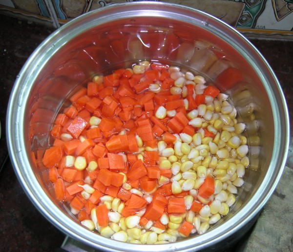 Corn Carrot Fried Rice Recipe - Simple Chinese Food