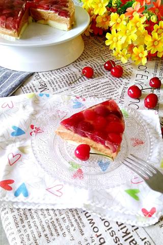 Cherry Jelly Mousse Cake Recipe - Simple Chinese Food