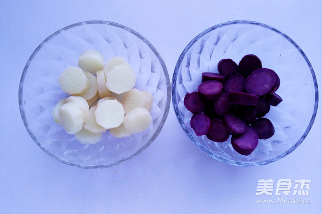 Purple Sweet Potato Yam Milkshake Recipe - Simple Chinese Food