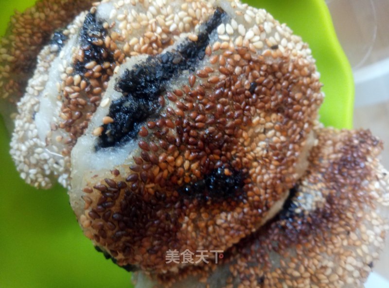 Tapioca Sesame Glutinous Rice Cake Recipe - Simple Chinese Food