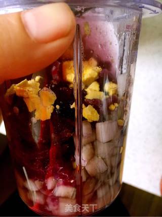 Purple Sweet Potato Yam Yolk Puree Recipe - Simple Chinese Food