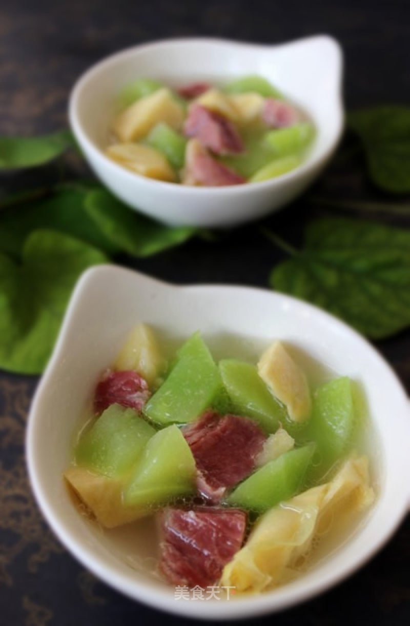 Braised Double Bamboo Shoots with Bacon Recipe - Simple Chinese Food